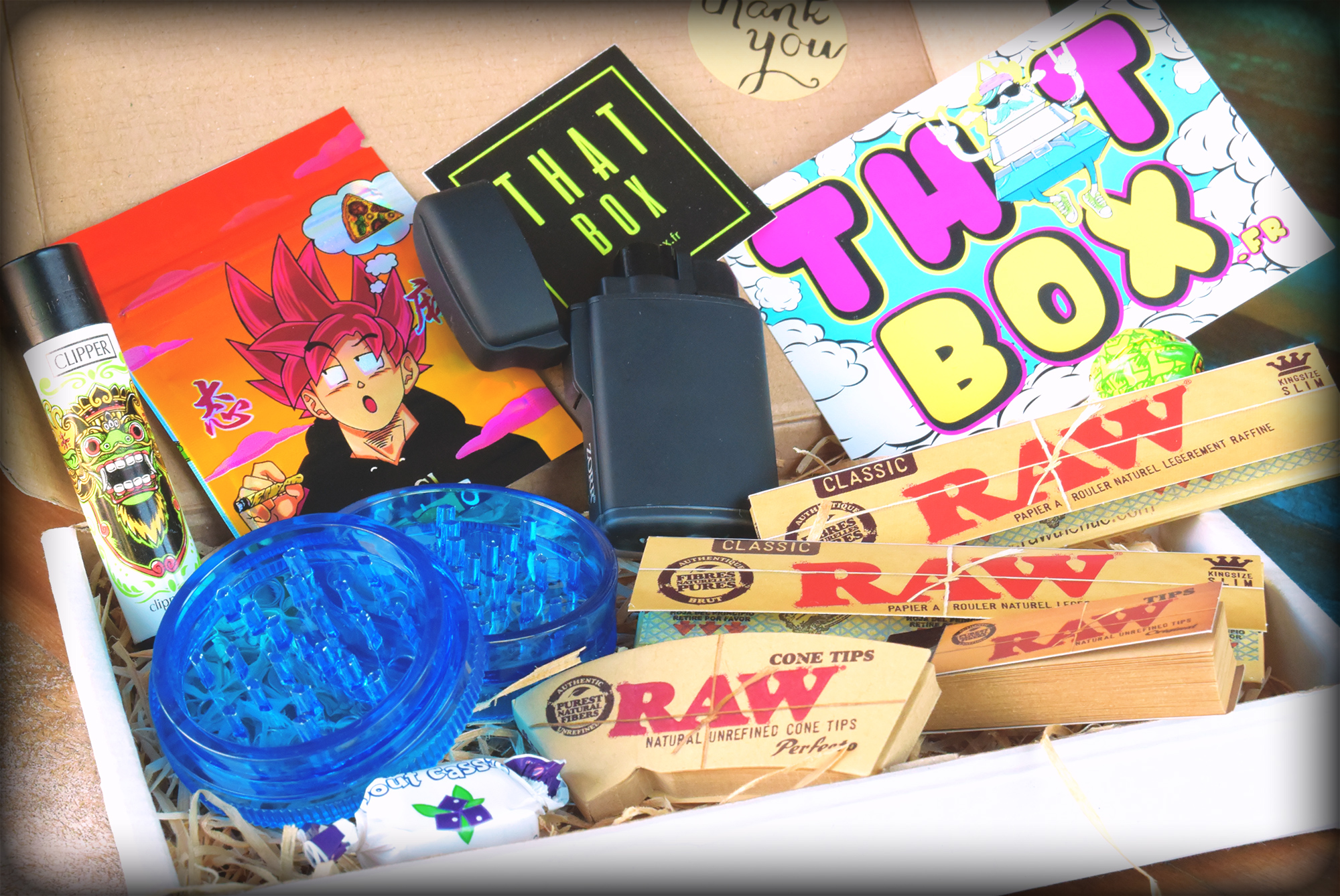 Thatbox.fr - L'indispensable du fumeur en une box mensuelle